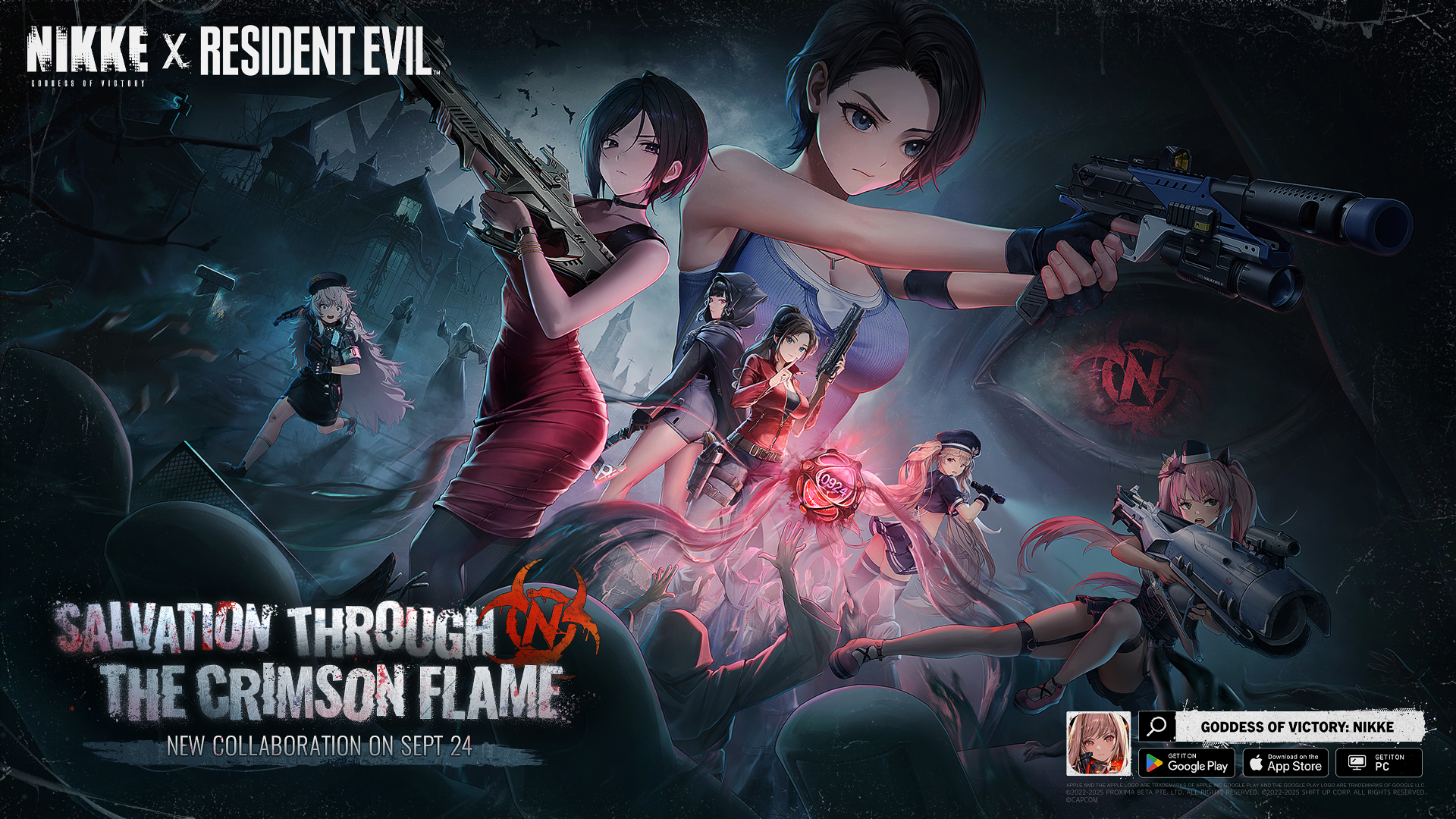 Nikke x Resident Evil: Legendary Heroines Invade the World of Nikke!